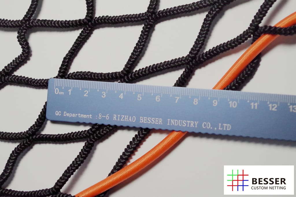 Elastic trailer cover net